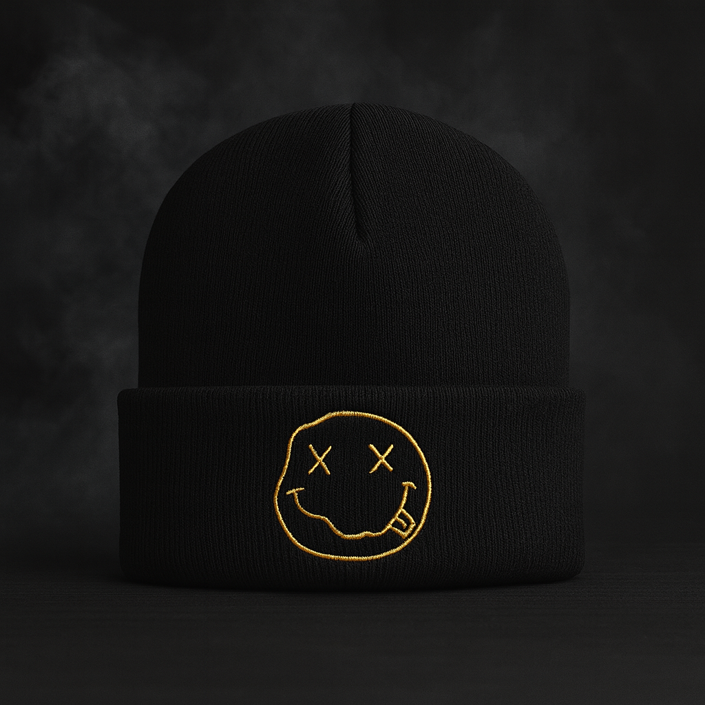 XX Faded Smiley Beanie – Evanston Marsh